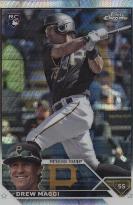 2023 Topps Chrome Update Series - Drew Maggi #USC41 Prism Refractor (RC ...