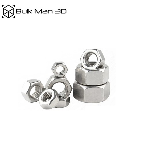 Metric Left Hand Thread Hex Nut M3-M5 Stainless Steel Reverse Thread ...