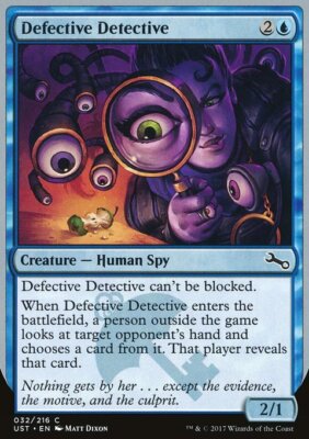 MTG Magic the Gathering Defective Detective (32/288) Unstable LP | eBay