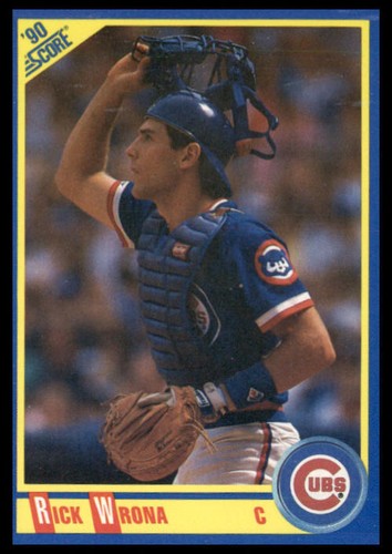 1990 Score #557 Rick Wrona Chicago Cubs Baseball Card | eBay