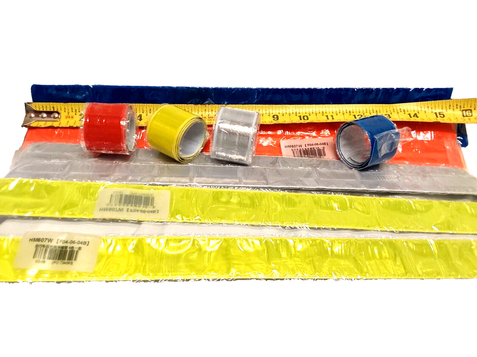 8X reflector slap band snap reflective Armband 2red 2blue 2yellow ...