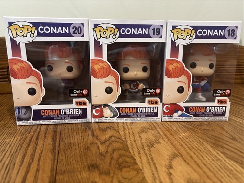 Funko POP! #18 Conan O'Brien #19 Revealed #20 Super Gamestop Exclusives ...