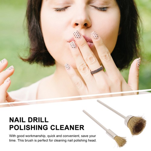 4 Pcs Brush Drill Bit for Cleaning Wire Brushes Nail Bits Professional ...