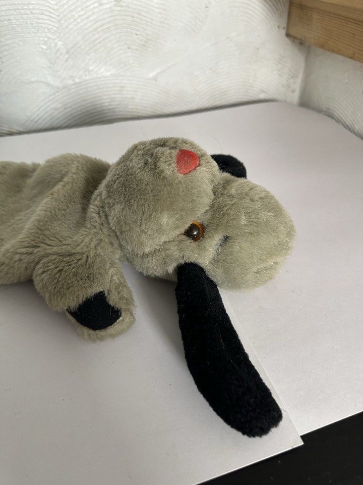 SOOTY & SWEEP SWEEP HAND PUPPET WITH COLLAR PLUSH SOFT TOY BY PATSY B ...