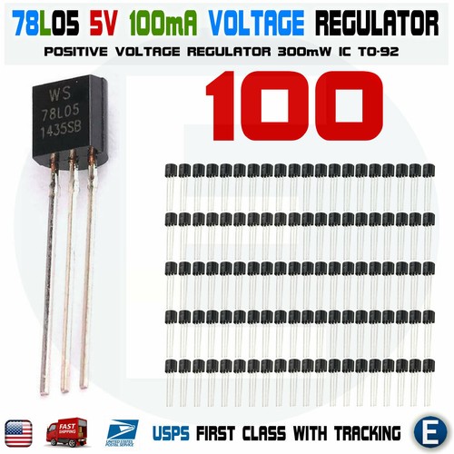 100pcs WS78L05 78L05 L78L05ACZ L78L05 Positive Voltage Regulator 5V ...