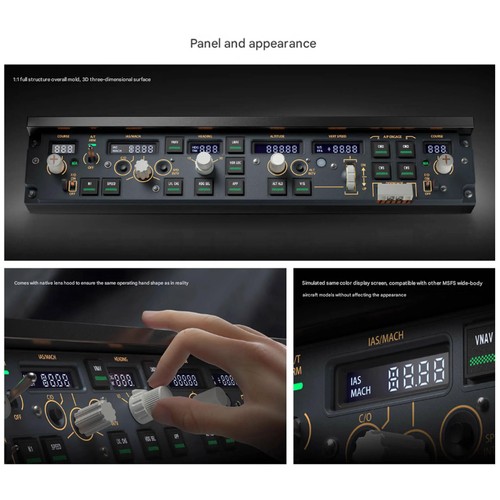 WINWING PAP3 Flight Simplayer MCP Control Panel Simulator FOR PMDG 737 ...