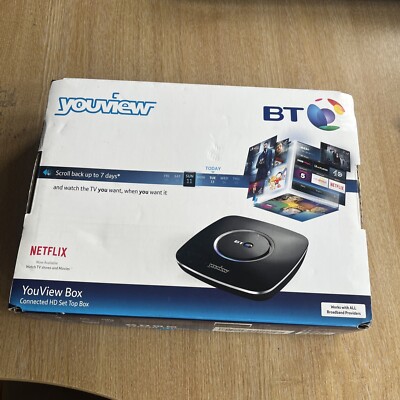 BT Youview Humax DB-T2200 Freeview Set Top Box Receiver - with Remote ...