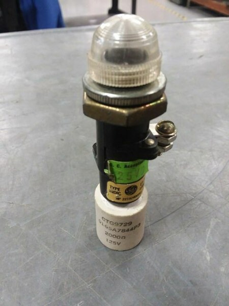 General Electric GE 0165A7844P3 Amber Pilot Light 125v-ac for sale ...
