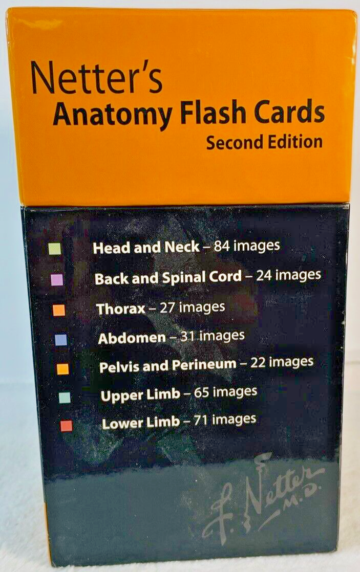 Head And Neck Anatomy Flash Cards Netter's Anatomy Flash Cards 3rd