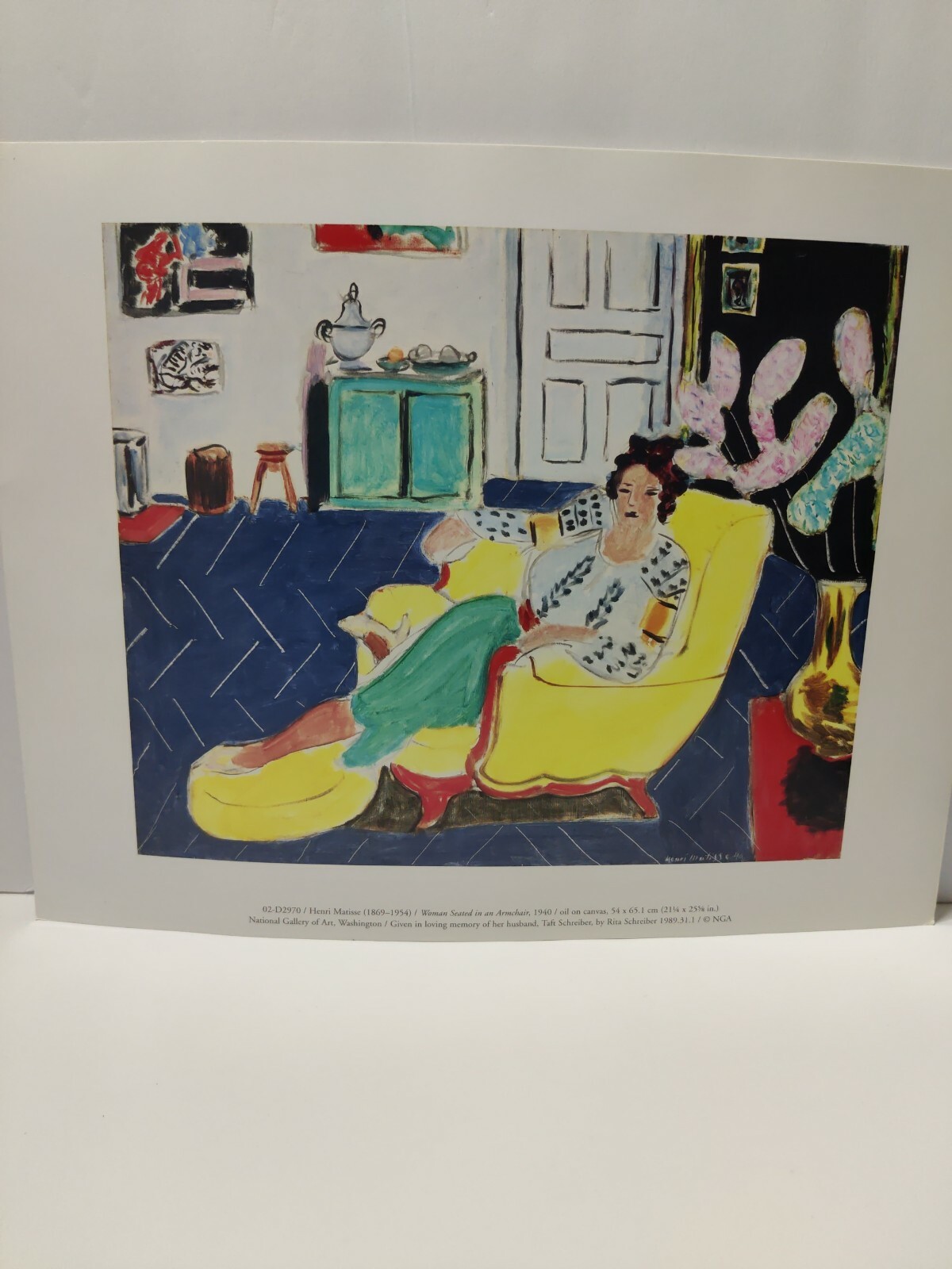 HENRI MATISSE 1869-1954 Woman Seated in an Armchair 1940 Oil on Canvas ...