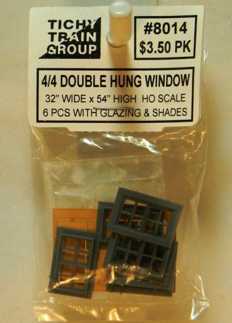 HO Scale Tichy Train Group 8014 4/4 Double Hung Window for sale online ...