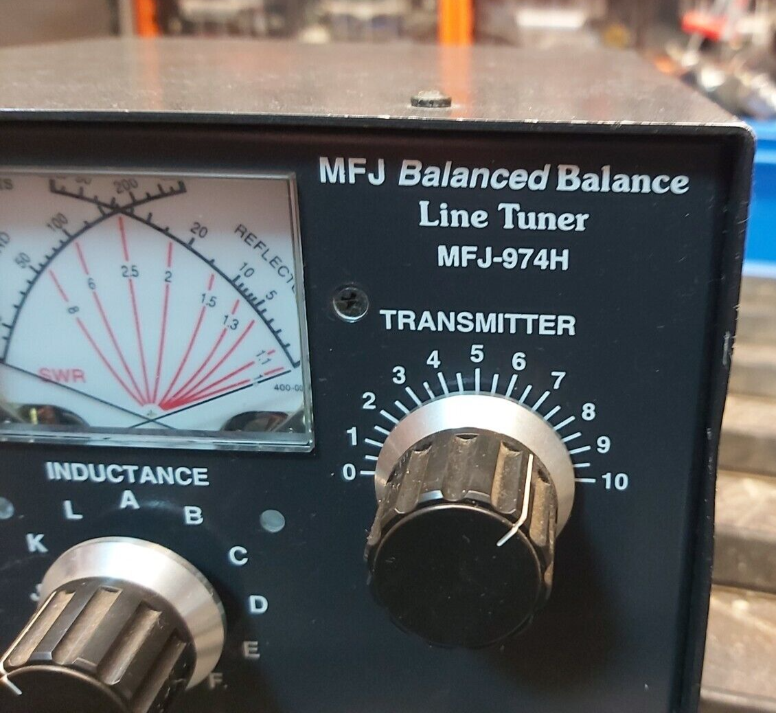 MFJ-974H - Balanced Line Tuner - 300 W 6M - 160M ANTENNA TUNER | eBay UK