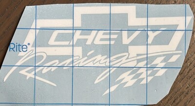Chevy Racing flag die cut vinyl decal sticker car window | eBay