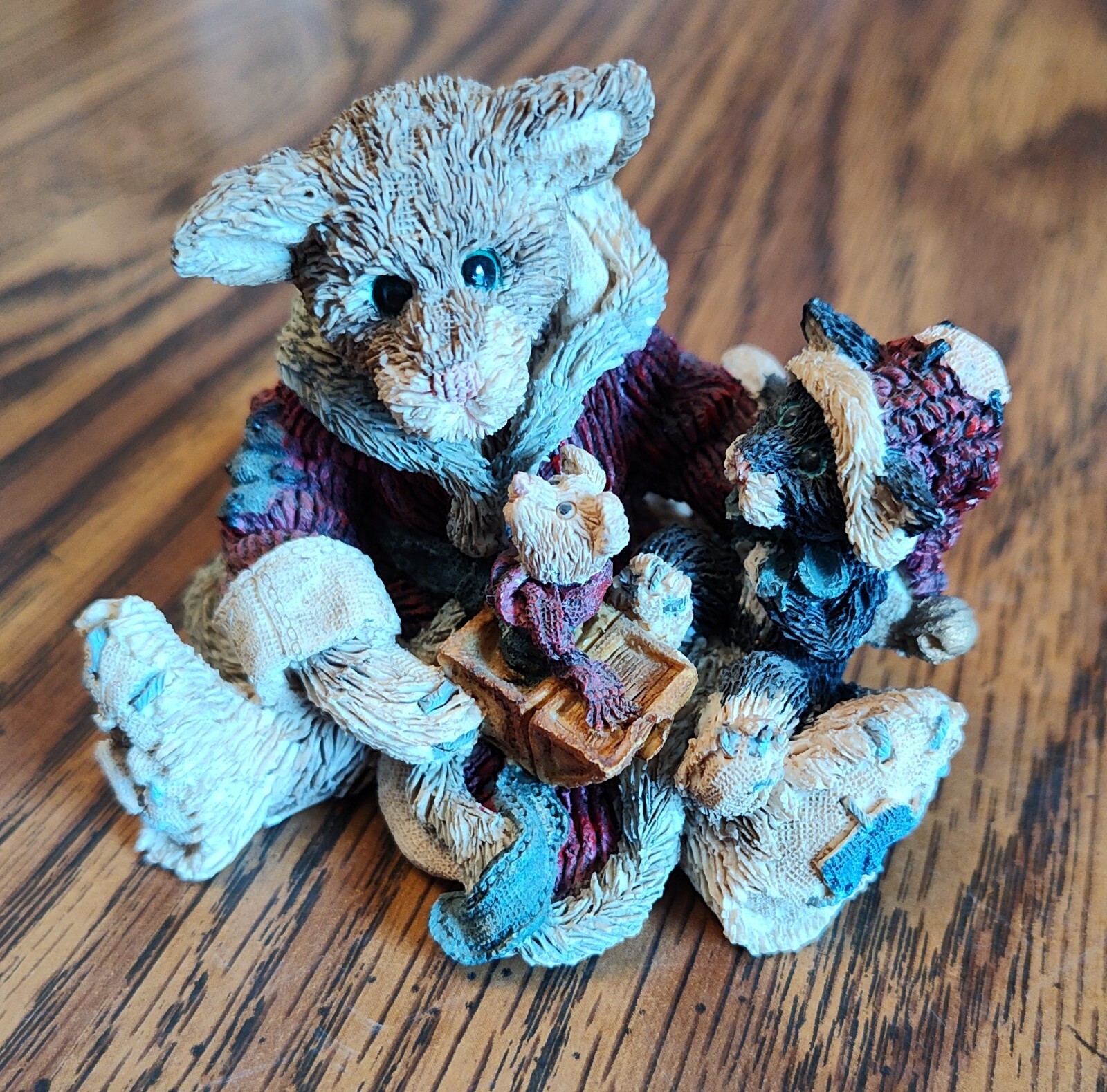 VTG 1993 Boyds Bears Resin Cookie the Santa Cat Retired EUC 1E/1445 | eBay