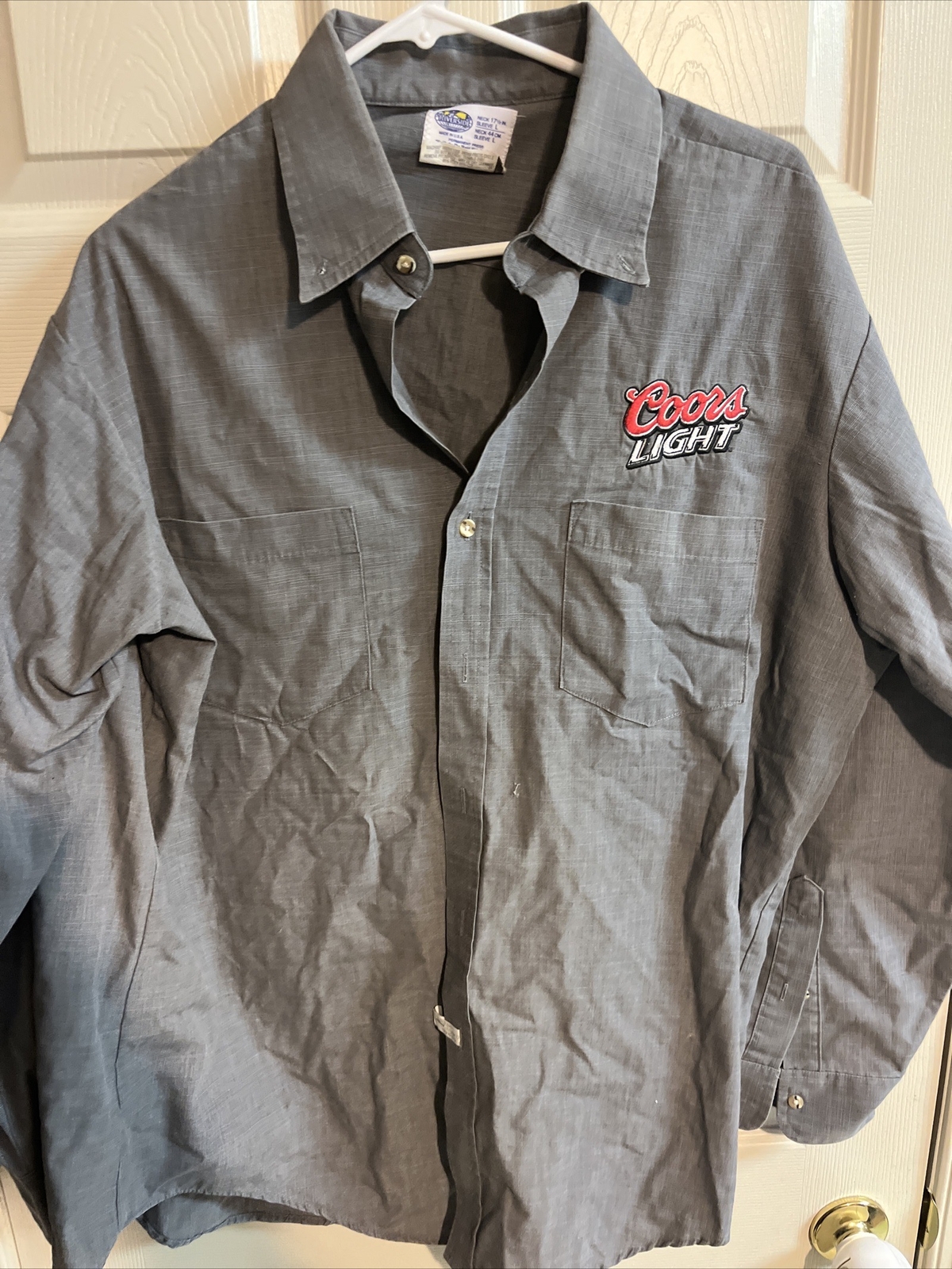 coors light beer delivery driver uniform work shirt m… - Gem