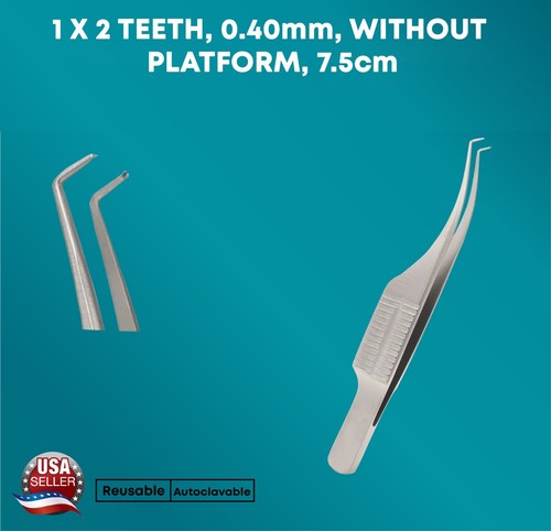 Barraquer Colibri Micro Suture Tying Forceps 0.4mm 1x2 Teeth OPT Eye ...