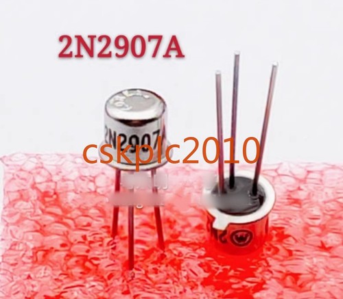 2 PCS NEW 2N2907A TO-46 small gold sealed transistor | eBay
