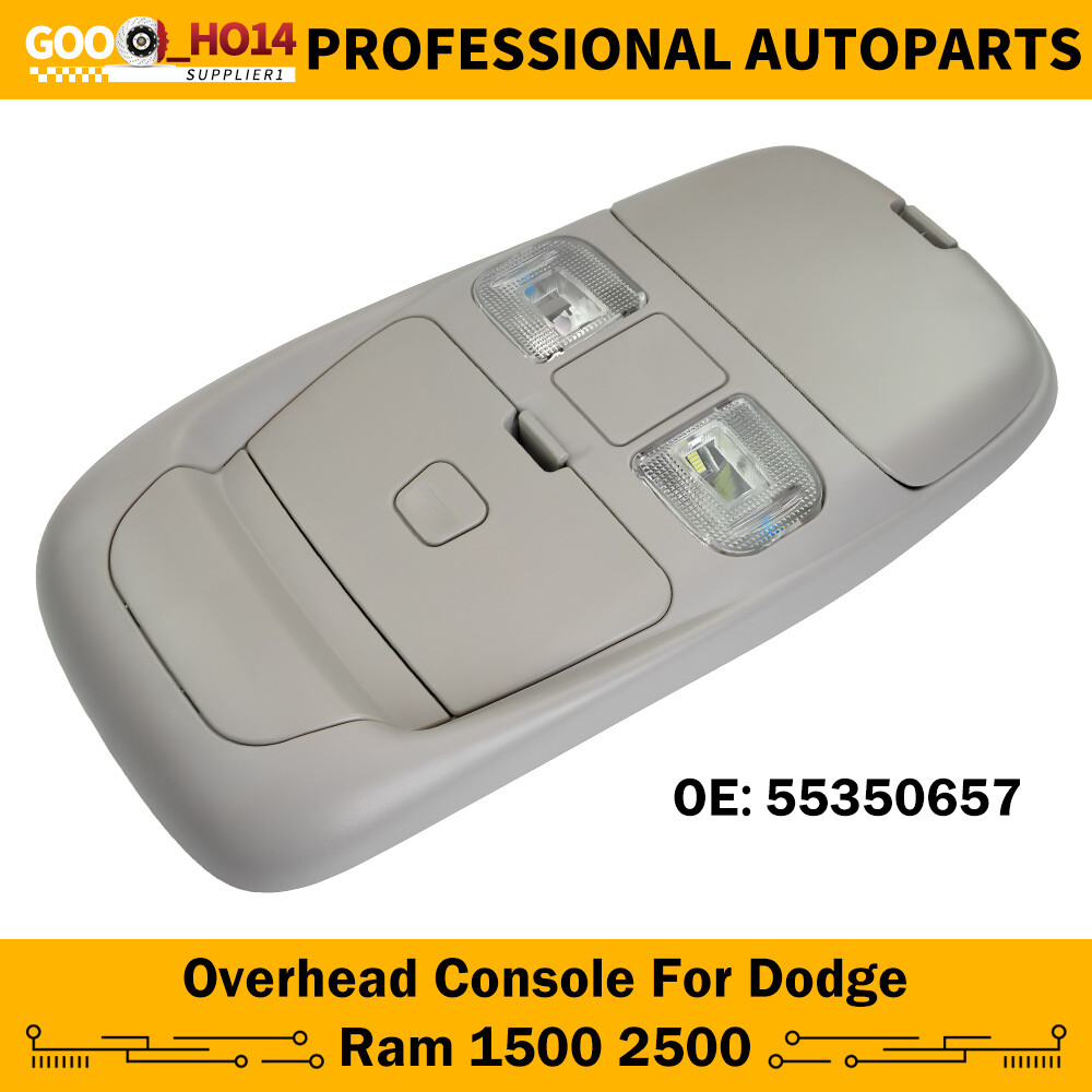 Overhead Roof Console Interior Map Light Storage For 1998-01 Dodge Ram ...
