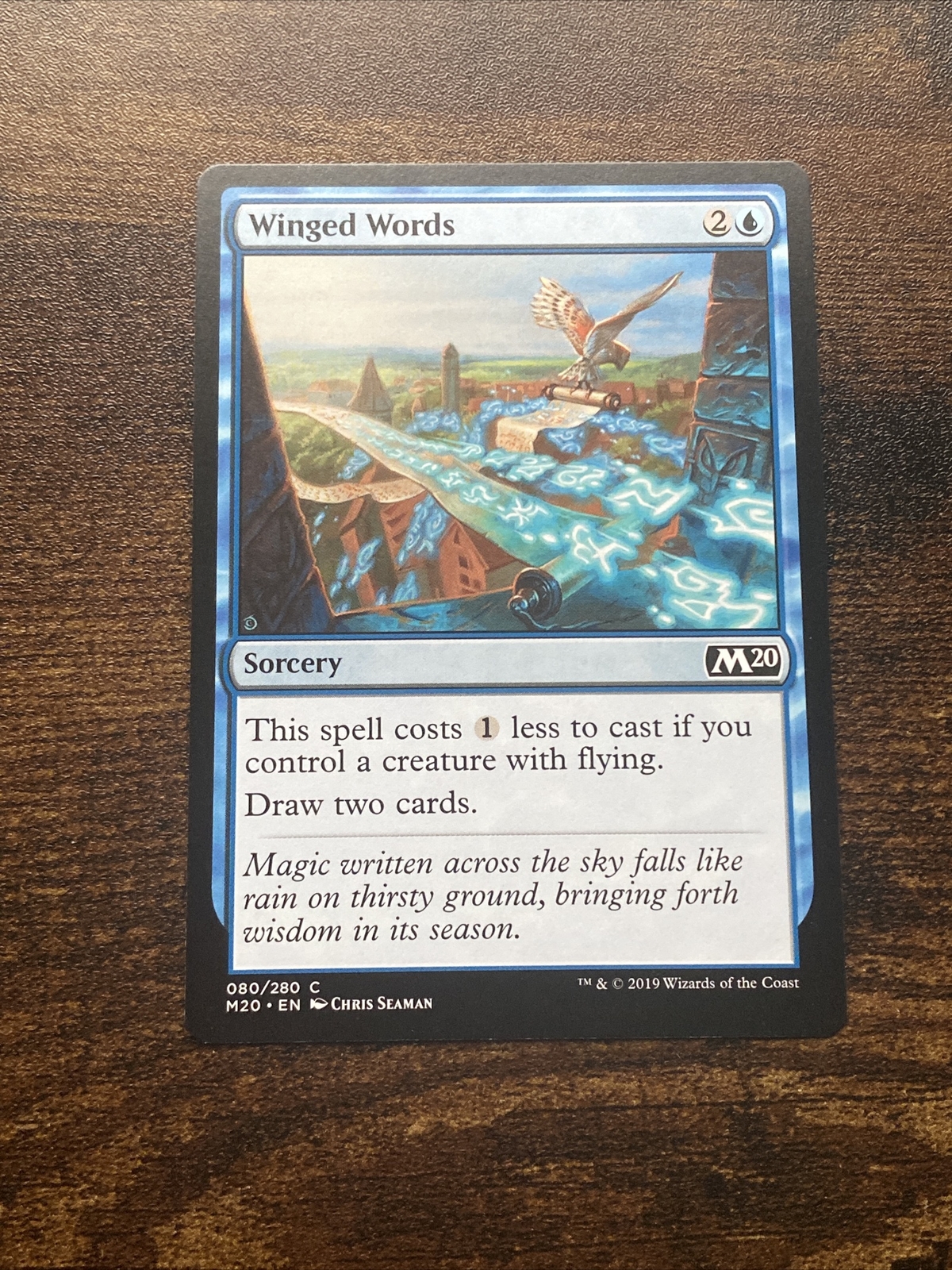 Winged Words (080) Core Set 2020 M20 MTG Magic The Gathering D5218* | eBay