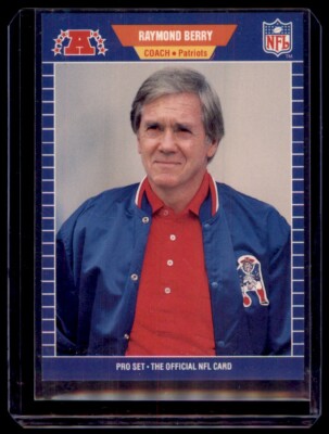 1989 Pro Set Raymond Berry New England Patriots #260 0962 | eBay