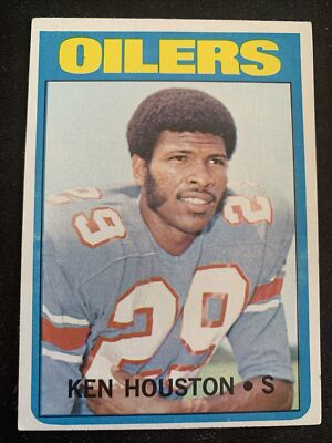 1972 Topps Football Card #78 Ken Houston Houston Oilers Nm Free ...