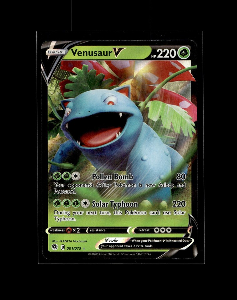 Bulbasaur Ivysaur Venusaur Pokemon Card! Holo/Reverse Holo EX VMAX Rare ...