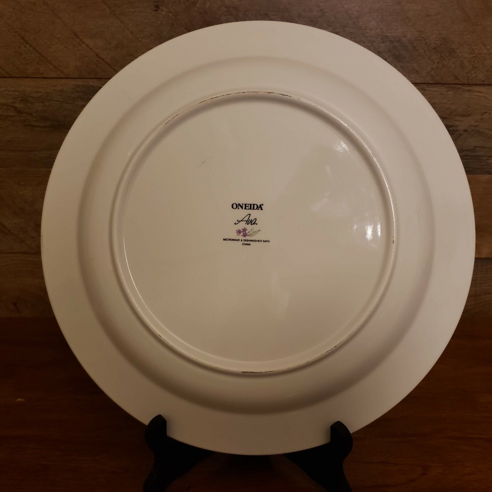 Oneida Ava White Floral Large 12" Chop Plate/Round Platter | eBay