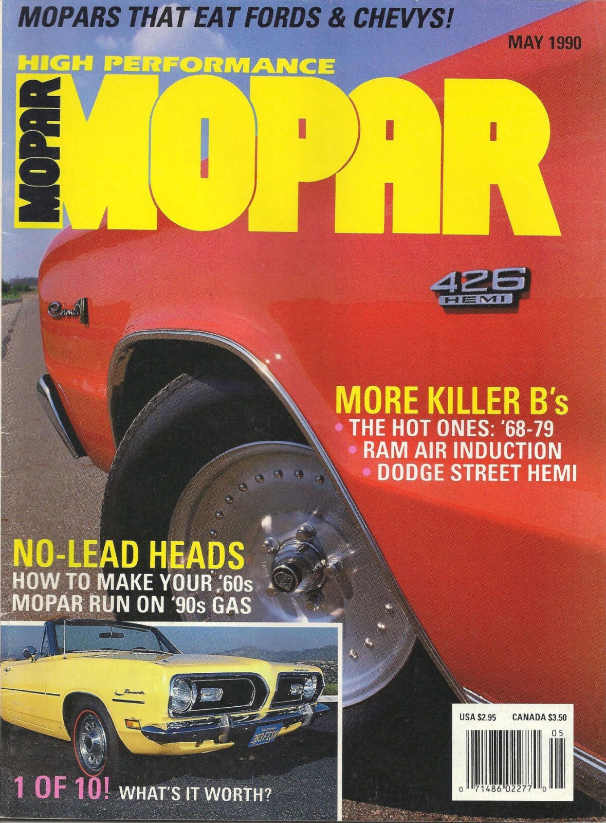 High Performance Mopar magazine May 1990 excellent condition Dodge ...