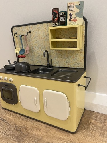 Maileg Yellow Retro Metal Kitchen - Rare | eBay