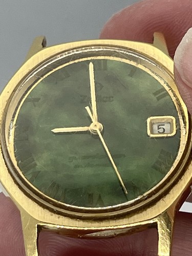 Vintage ZODIAC Guardsman Automatic Cal. 72B RARE Jade Dial Men’s Watch ...