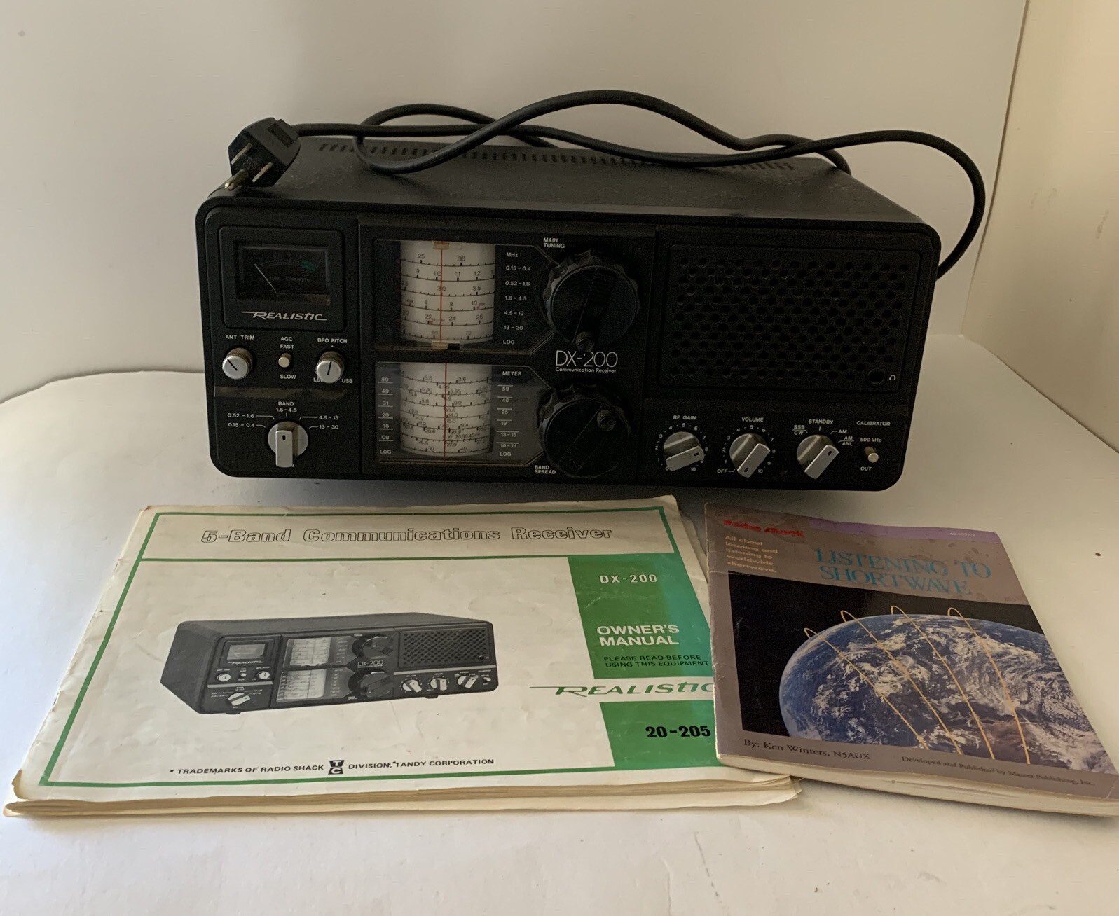 Realistic DX-200 20-205 Radio 5 Band Shortwave Communications Receiver ...