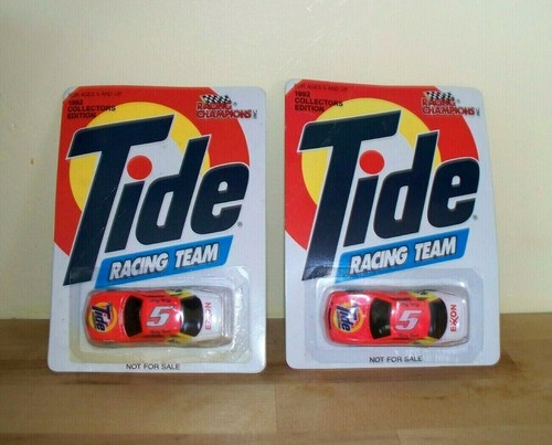 Lot of (2) 1992 Collectors Edition Tide Racing Team #5 Ricky Rudd Car 1 ...