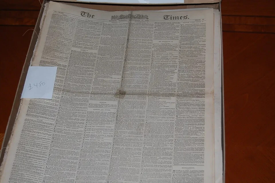 Jack the Ripper. London Times 1888 July to December Over 150 original ...