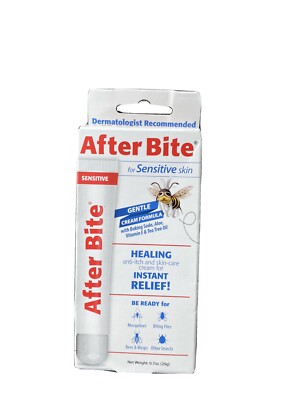 After Bite Insect Bite Cream Treatment, Sensitive Skin, Instant Relief ...