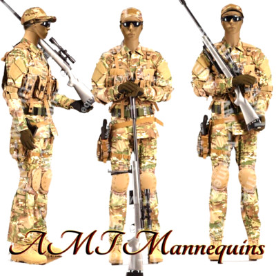 6FT HEAVY DUTY PLASTIC MALE FLEXABLE POSEABLE SKIN MANNEQUIN WITH 4 ...