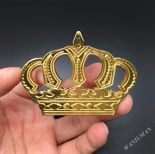 Metal Crown Luxury VIP Emblem Car Badge Decal Sticker Trunk Rear Gift ...