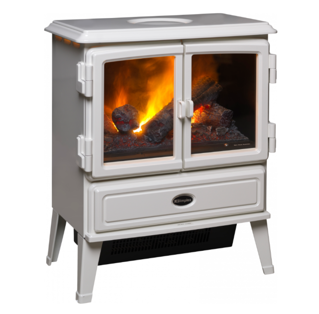 Dimplex Auberry Optimyst 2000W Medium-Sized Electric Stove - Creamy ...