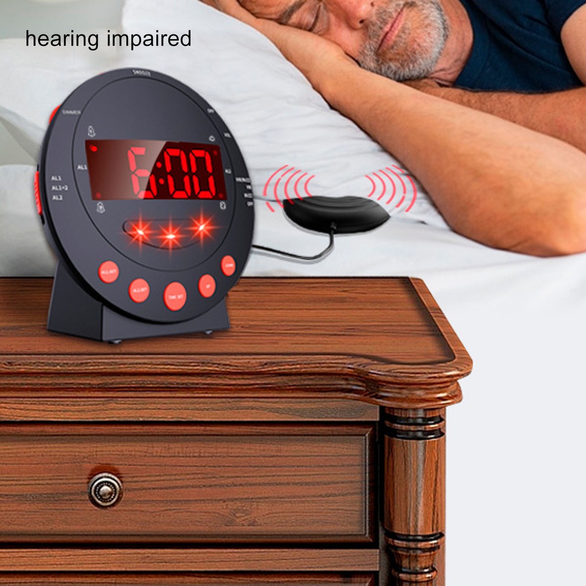 Super Loud Alarm Clock Super Loud Alarm Clock With Bed Shaker — Off