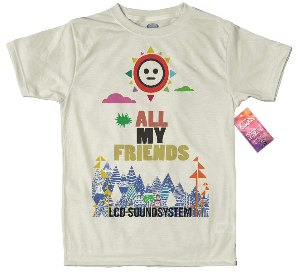 All My Friends Design T-Shirt, LCD Soundsystem Fan Art | eBay
