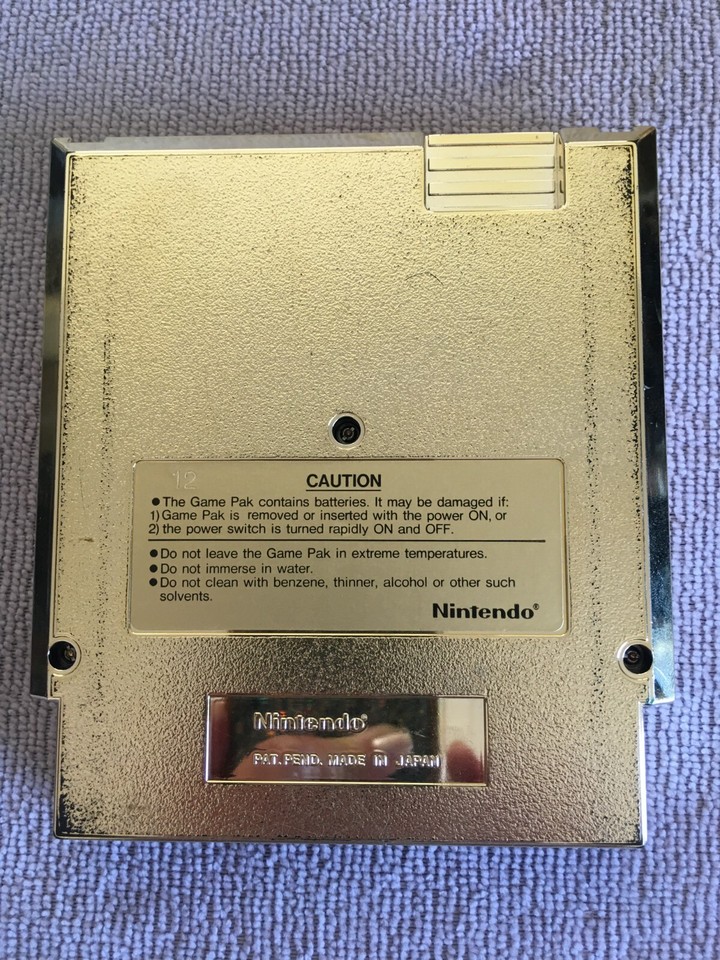 *The Legend of Zelda - Gold (Nintendo NES, 1987) - Authentic Cartridge ...