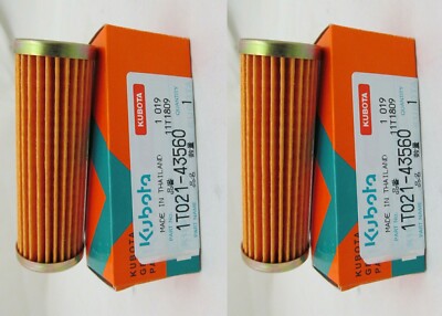 Pack of 2 New Genuine OEM KUBOTA Fuel Filter 1T021-43560, 101000 15231 ...