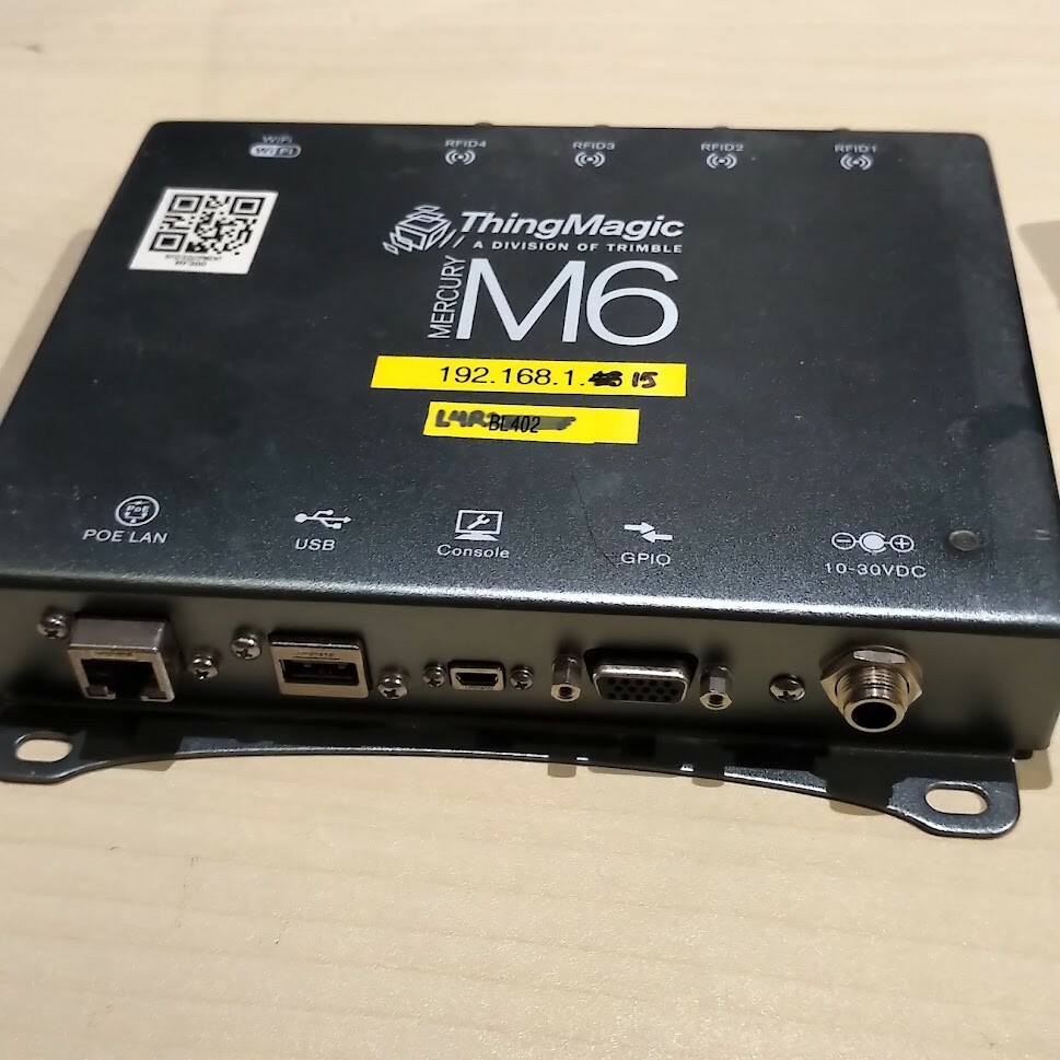 ThingMagic Mercury 6 (M6), 4-Port UHF Enterprise RFID Reader - USED | eBay