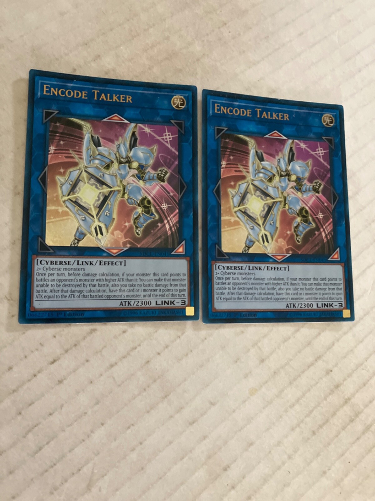 2 encode talker 1st edition rare foil yu-gi-oh gaming cards cscan | eBay