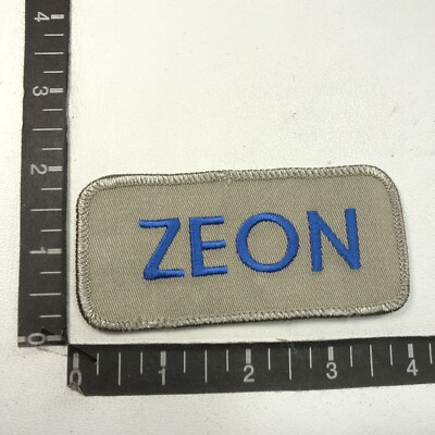 Synthetic Rubber Company ZEON Used / Recycled Advertising Uniform Patch ...