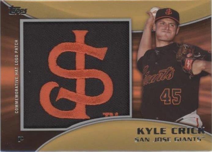 2014 Topps Pro Debut - Manufactured Hat Logo Patch Kyle Crick #MH-KC ...