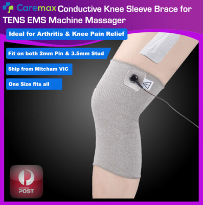 Conductive TENS Knee Sleeve Brace for TENS Machine Massager Unit | eBay