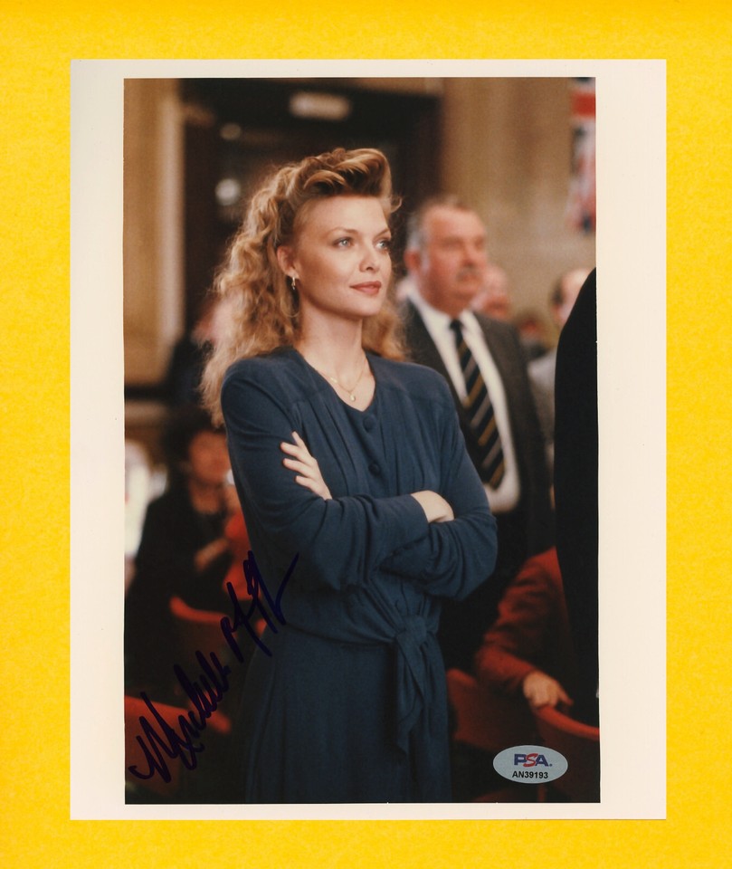 Michelle Pfeiffer Signed PSA/DNA COA Autographed 8X10 Russia House ...