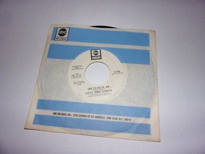 Little Jimmy Dempsey: Ode To Billie Joe / My Song / 45 Rpm Promo / 1969 ...