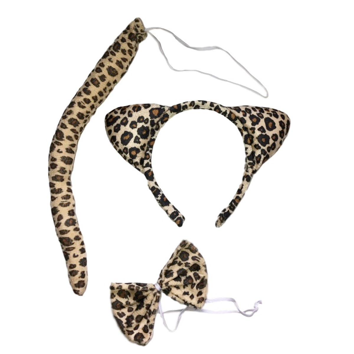 Girls HALLOWEEN Costume LEOPARD Fancy Dress COSTUME 12" SKIRT Set Ears ...