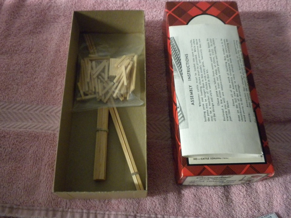 Campbell Cattle Loading Pens in HO scale | eBay